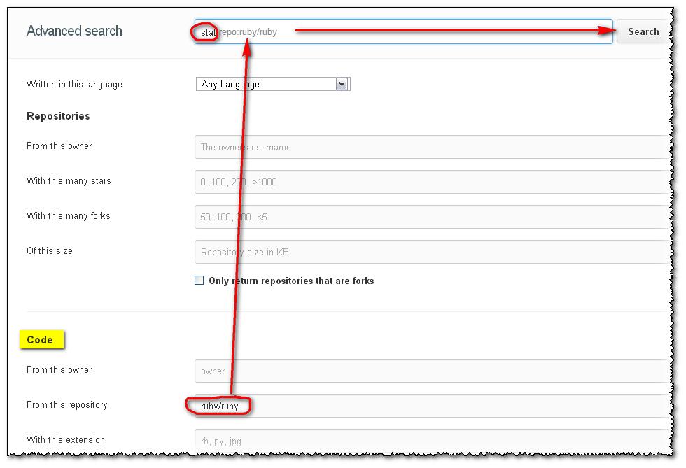 在 Github 项目中搜索代码_git_开源小助理-开源