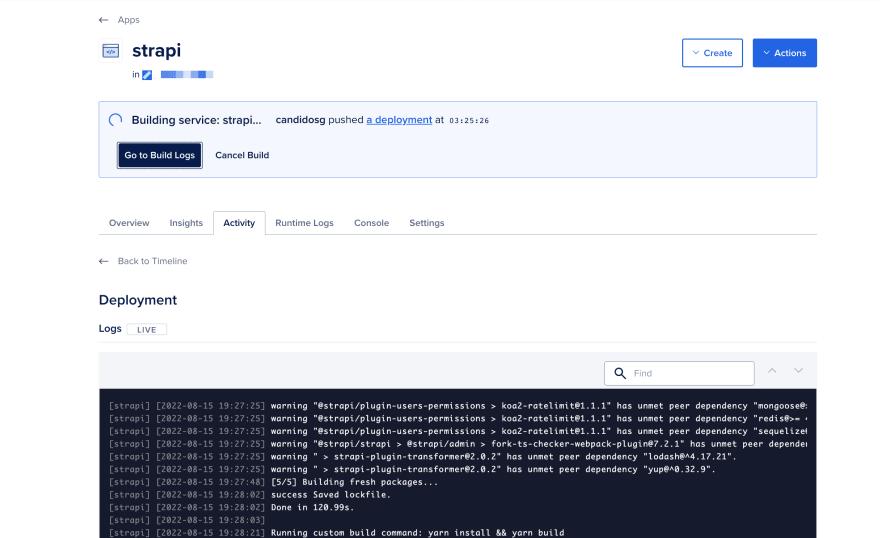 部署 Strapi 4 到 Digital Ocean 应用程序_neiro-CMS