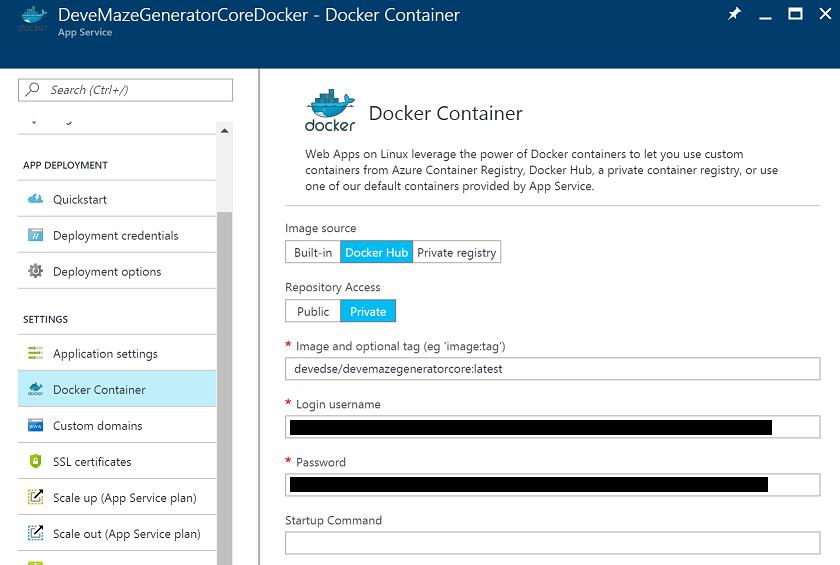 在 Linux 上的 Azure Web App 中运行 dotnet core docker 映像时找不到与命令“dotnet-/../.dll”匹配的可执行文件_webrtc_云O生-云原生