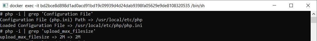 如何在docker镜像中覆盖php.ini中的upload_max_filesize_phpstorm_云O生-云原生