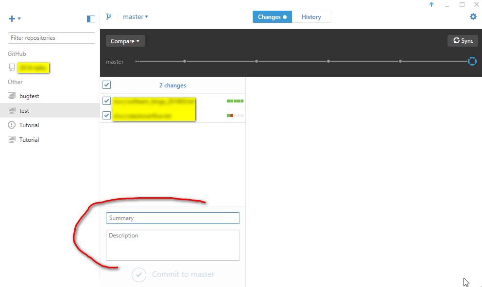 GitHub Desktop中的summary和description有什么区别?_github_开源小助理-开源