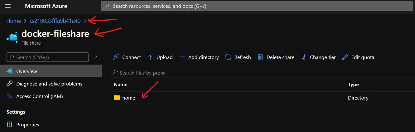docker compose up with customized volumes on azure container instance_docker_云O生-云原生