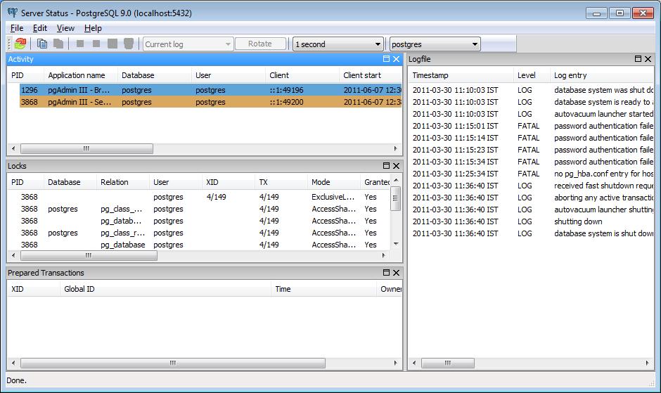 Postgres Pgadmin 工具中的 Tx 和 Xid 分数代表什么 Database Postgredaxiang Postgresql