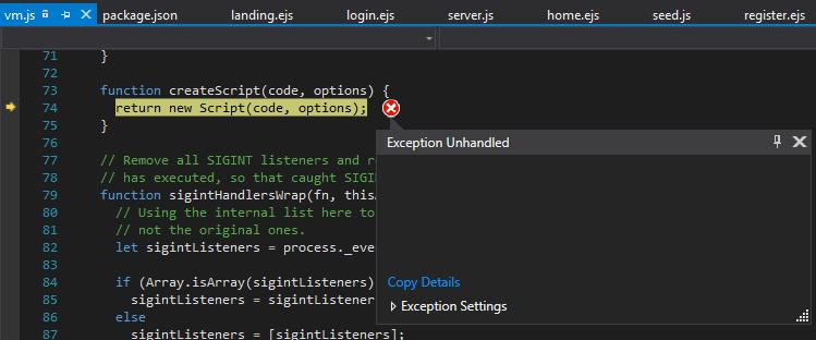(node:6868) [DEP0062] DeprecationWarning:`node --inspect --debug-brk`is deprecated_javascript_芒果 ...