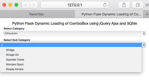 How to create two dependent dynamic dropdown lists using Flask ...
