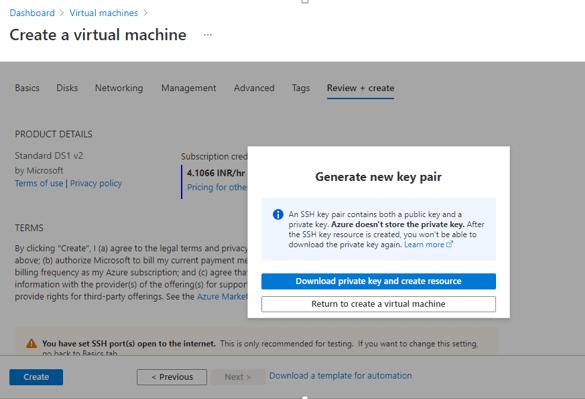 如何对 Azure Linux VM 进行 SSH_azure_weixin_0010034-Linux