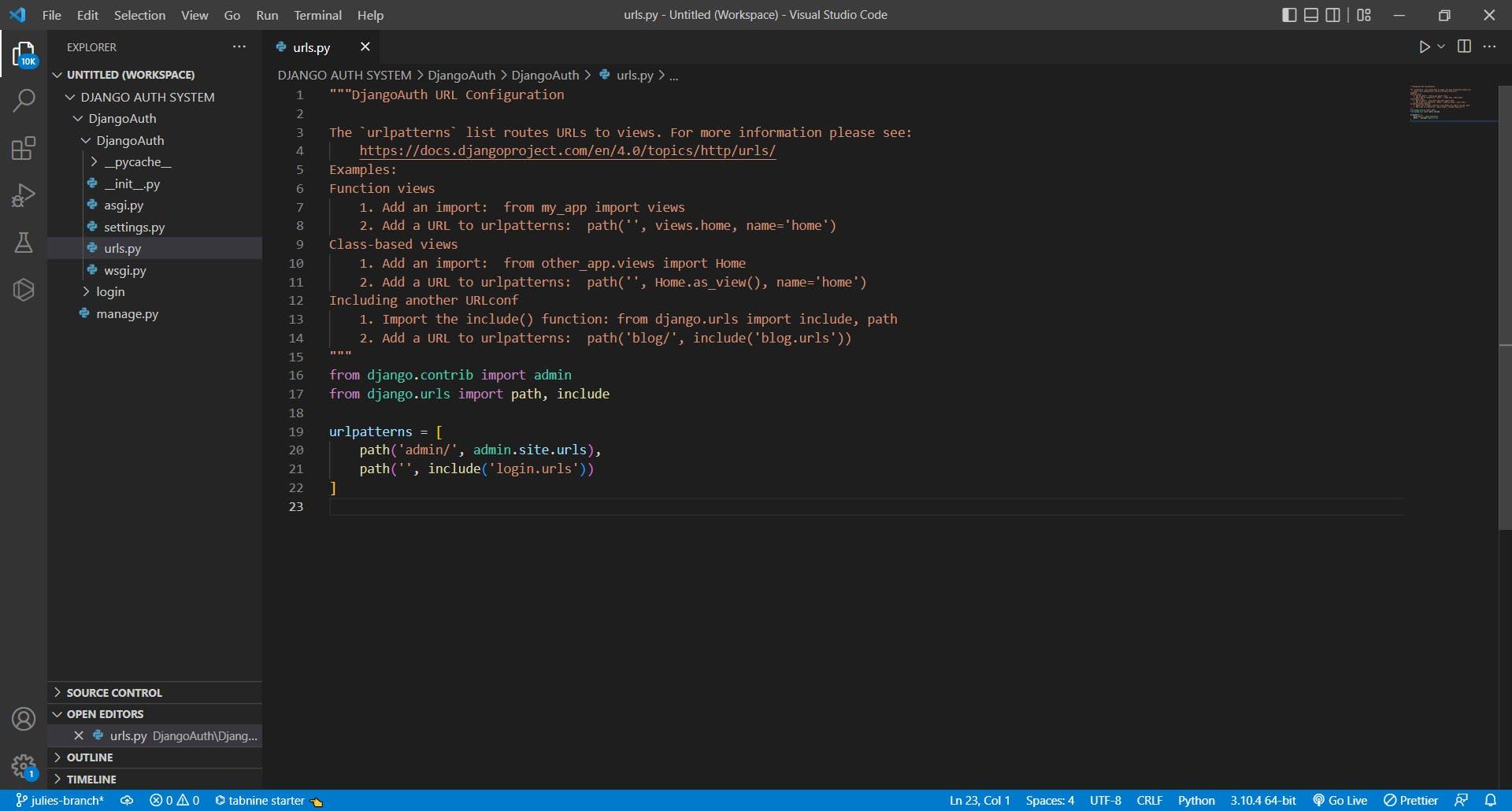 使用 Django 的身份验证系统_Mangs-Python