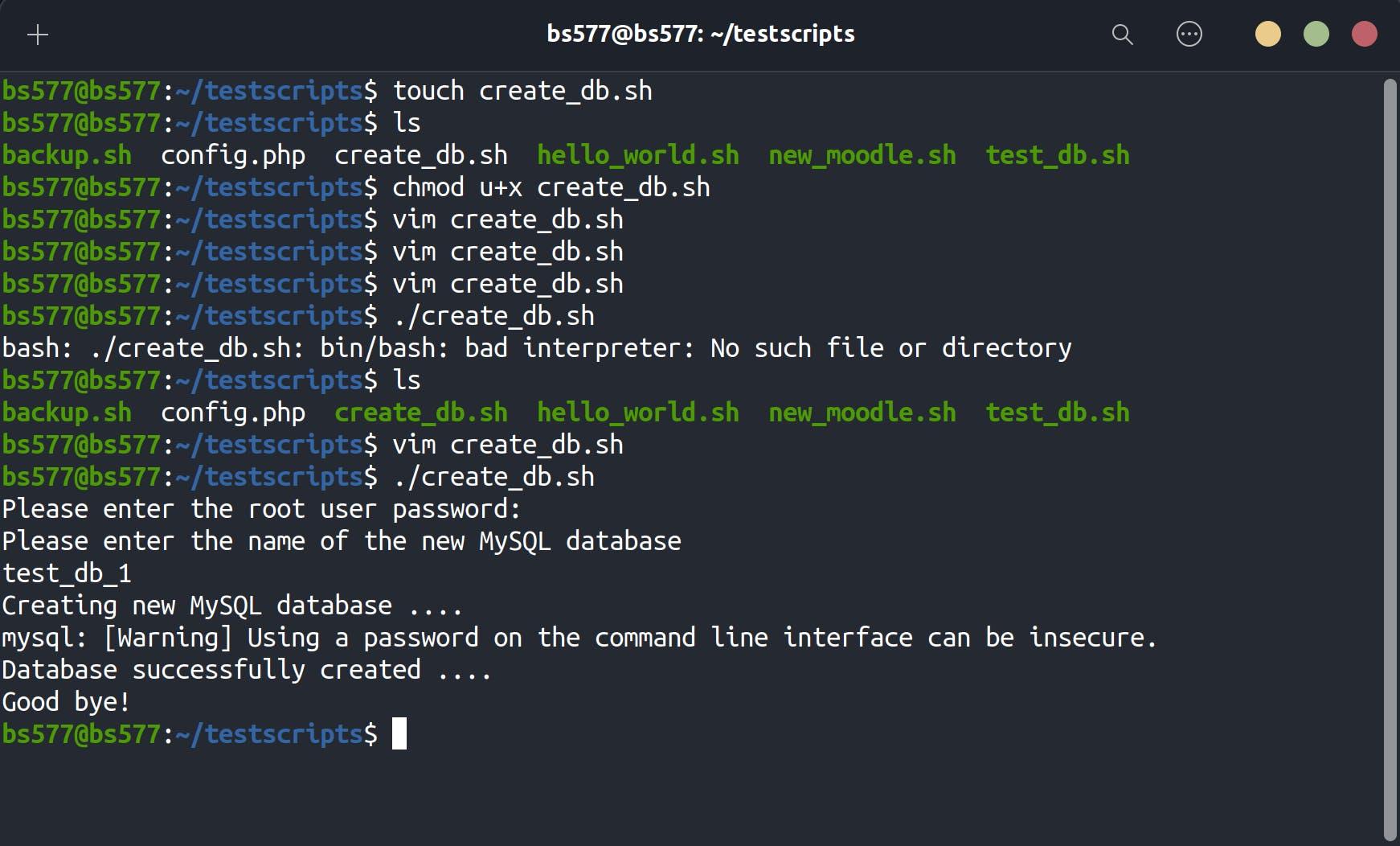 如何编写shell脚本创建MySQL数据库_weixin_0010034-MySQL数据库
