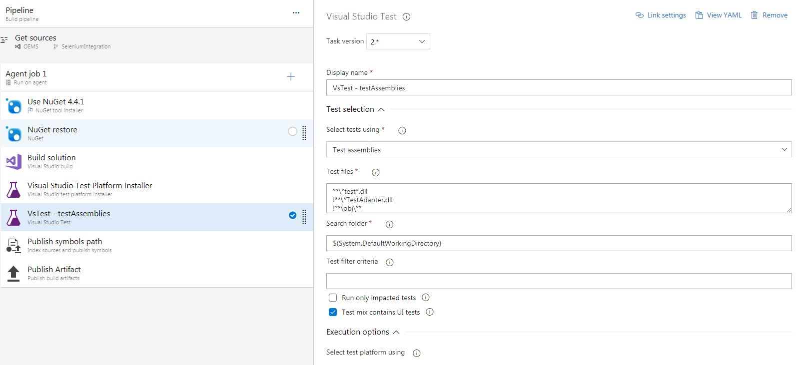 Azure devops - 在 netcore/template 项目之外找不到 NUnit 测试_webrtc_Mangs-Python