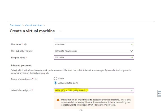 如何对 Azure Linux VM 进行 SSH_azure_weixin_0010034-Linux