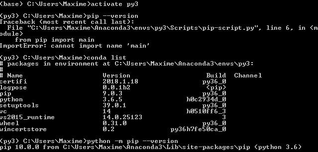 conda中如何管理两个pip版本?_python_Mangs-Python