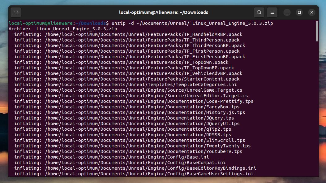 如何在 Ubuntu 22.04 上运行虚幻引擎 5 编辑器_weixin_0010034-Ubuntu