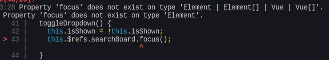 Vuejs Typescript 类组件 Refsfocus 不起作用typescriptvue小助理 Vue