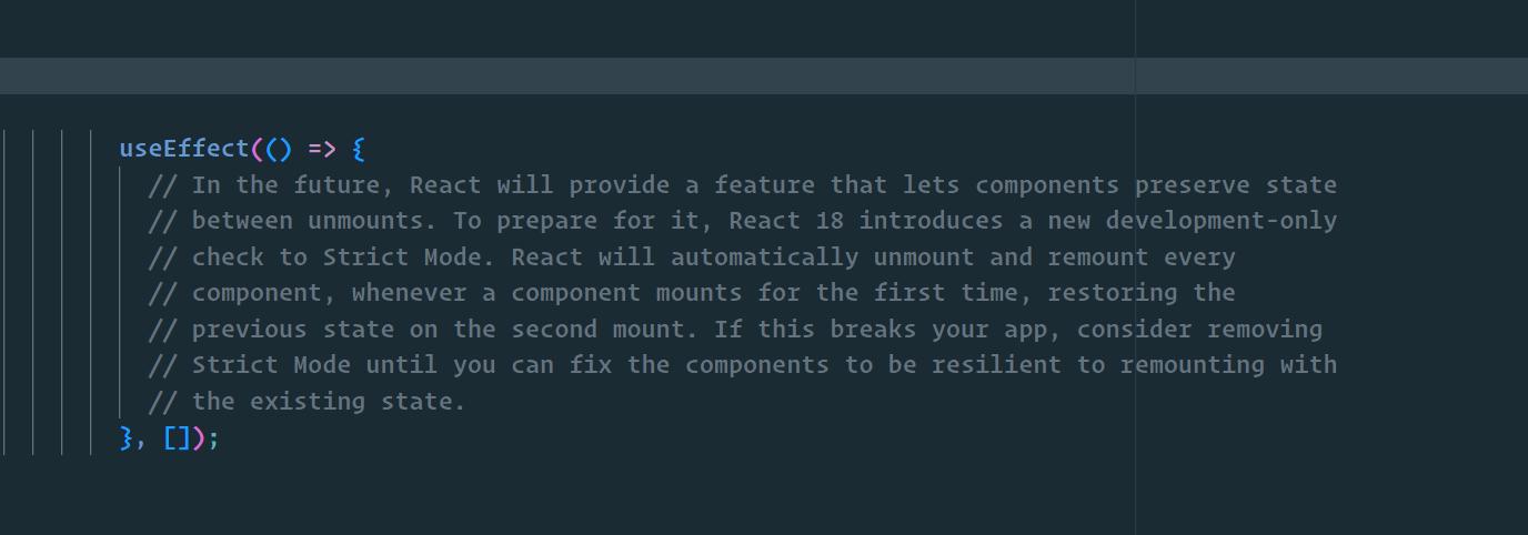 useEffect 在 React 18 中触发两次_rAc-React