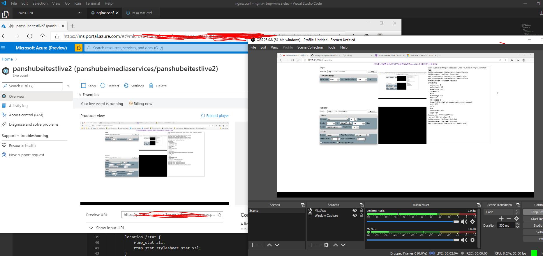 Nginx RTMP 流未到达 RTMP 端点_nginx_weixin_0010034-开发云