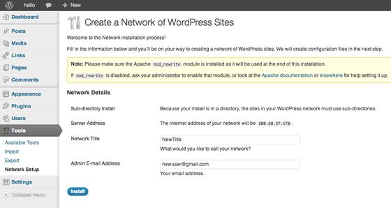 如何使用多站点设置多个 WordPress 站点_weixin_0010034-CMS