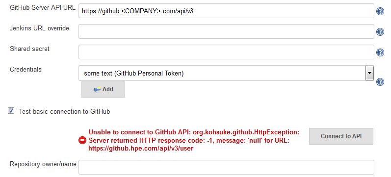 Jenkins - GitHub Enterprise API,HTTP 代码 -1_git_CdCic-CI/CD