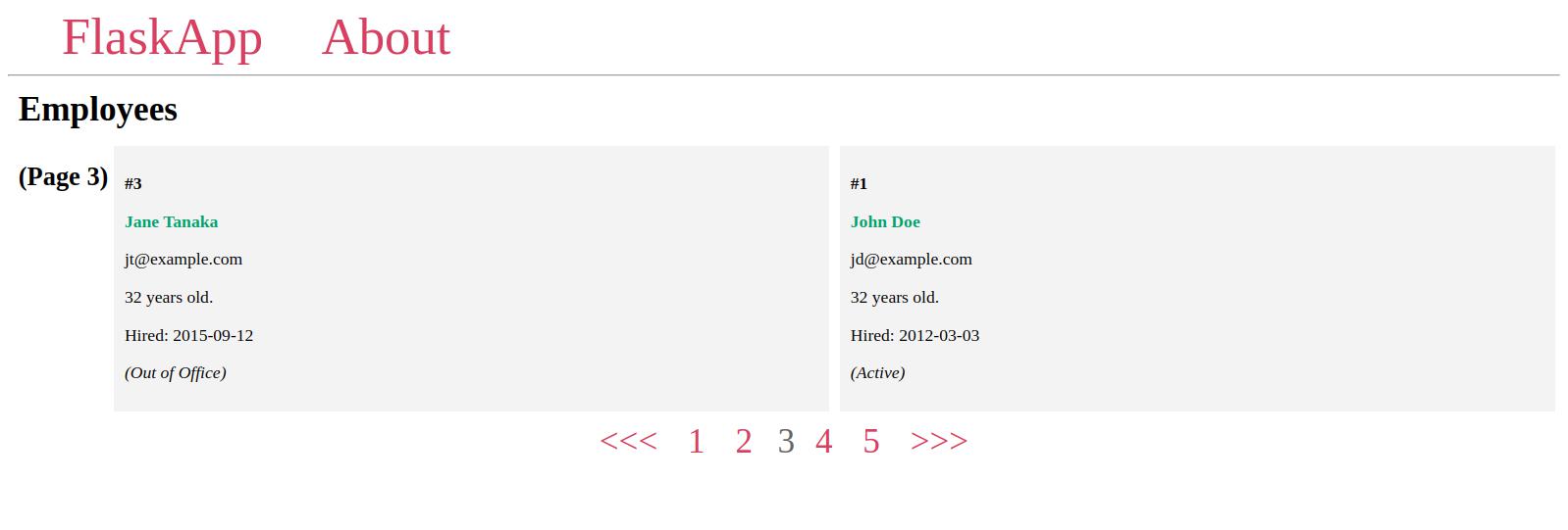 如何在flask Sqlalchemy中查询表和分页数据flaskmangs Python