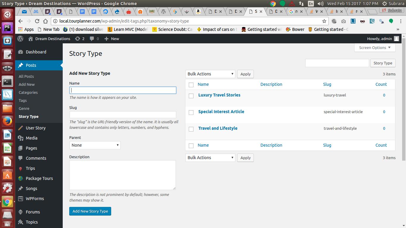 WordPress: How do I add more than one taxonomies in a custom post post type_neiro-CMS