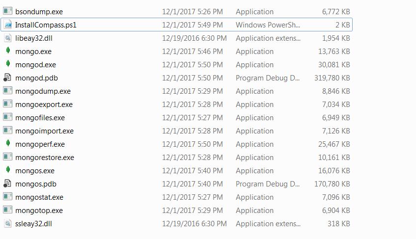 Windows Mongodb 已安装 Compass 但在系统中找不到 Compass Mongodb 芒果数据 Mongodb