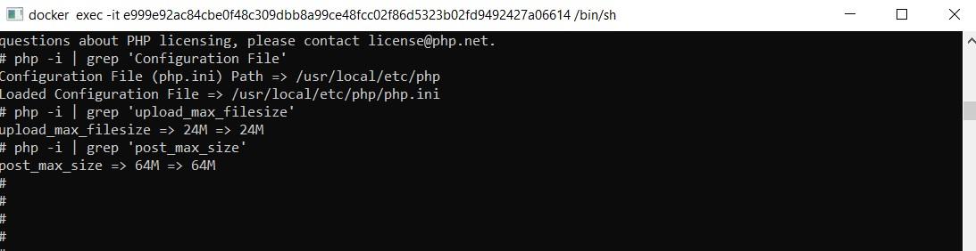 如何在docker镜像中覆盖php.ini中的upload_max_filesize_phpstorm_云O生-云原生