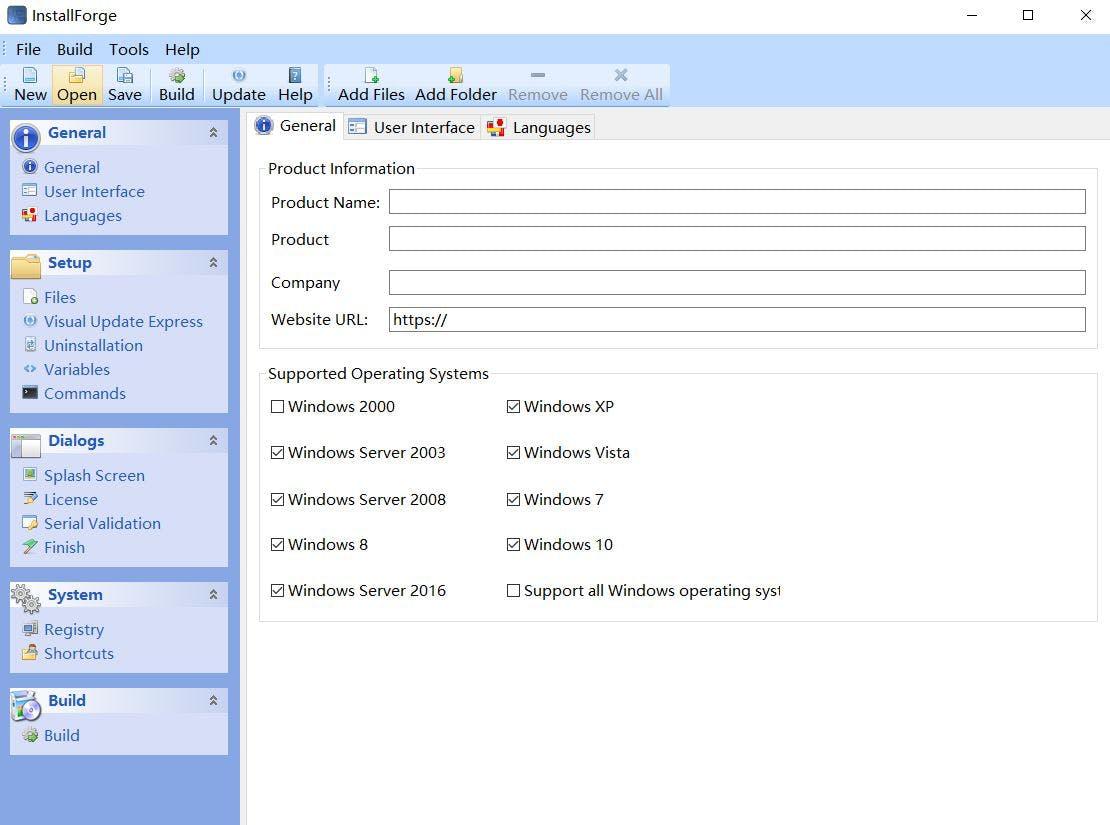 使用 Installforge 构建 Windows 安装程序 Mangs Python