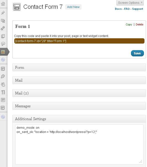 在 wordpress 中自定义联系表 7_neiro-CMS
